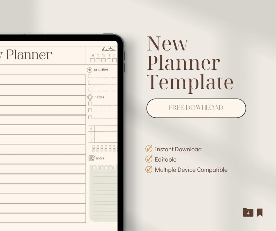 Student Planner | Digital Download | Printable PDF Planner for Nursing ...