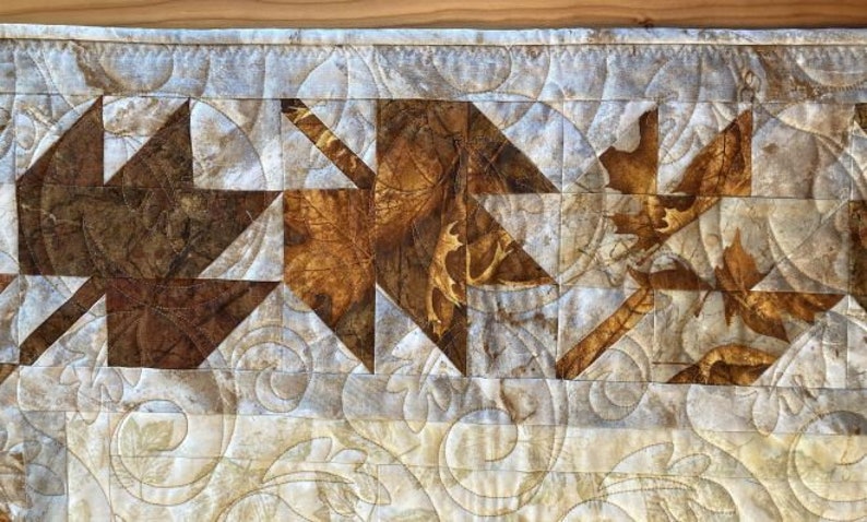 Windblown Fall Throw Size Quilt - Etsy