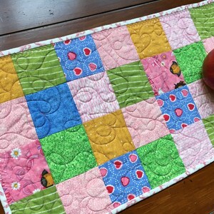 Breast Cancer Awareness Quilted Table Runner | Etsy