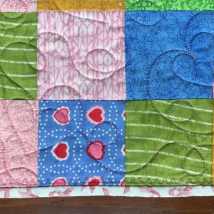 Breast Cancer Awareness Quilted Table Runner | Etsy