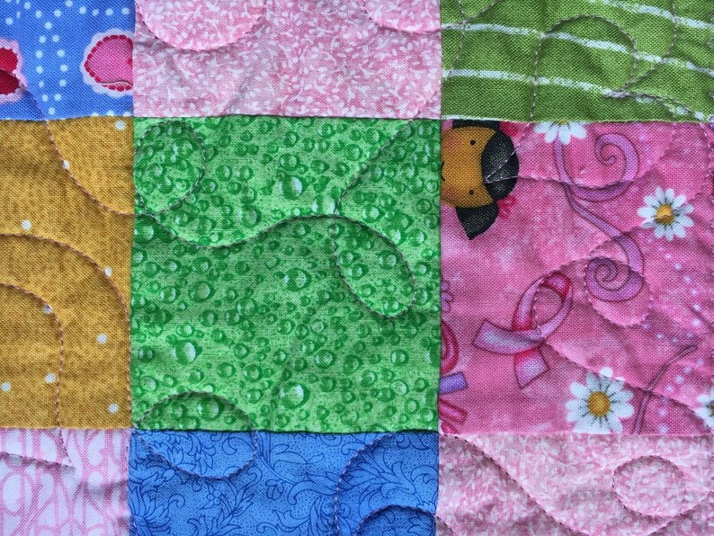 Breast Cancer Awareness Quilted Table Runner - Etsy