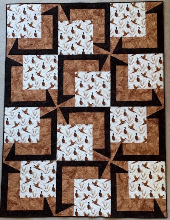 Lap Size Quilt Minnesota 2017 Pheasants - Etsy