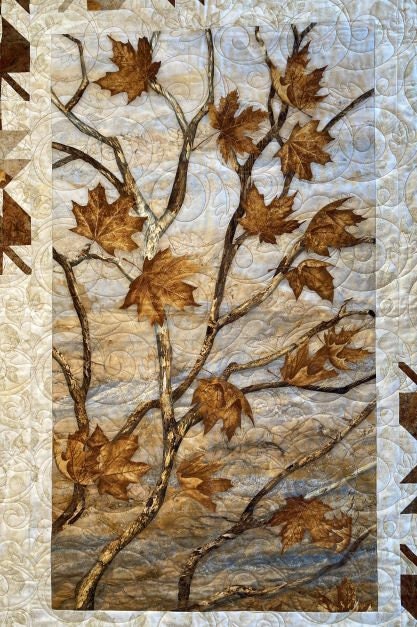 Windblown Fall Throw Size Quilt - Etsy