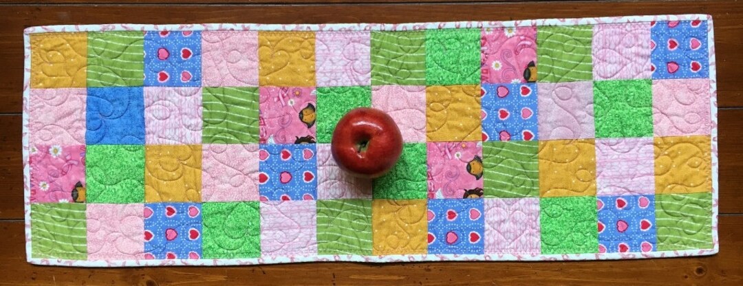 Breast Cancer Awareness Quilted Table Runner - Etsy