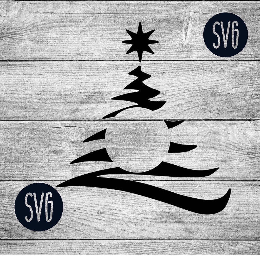 Circle Monogram Christmas Tree SVG File|circle Monogram|christmas ...