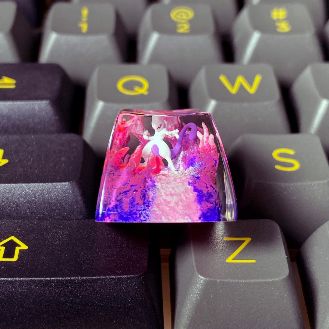 Mew.two Resin Keycap: Anime Gaming Keyboard, Cherry MX, Christmas Gift ...
