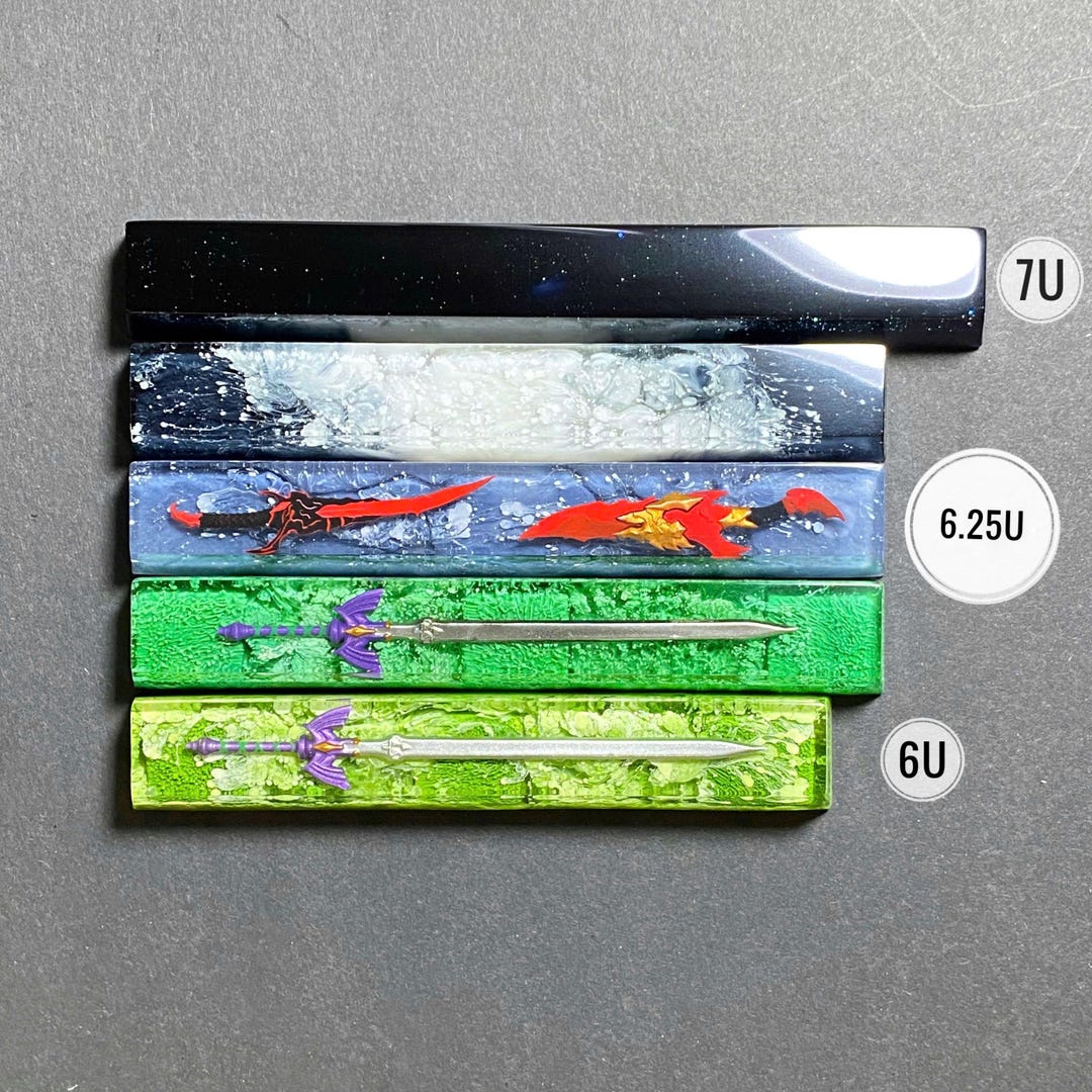 Spacebar Resin Keycap Artisan, Custom Anime Keycap (5.5u to 7u) - Etsy