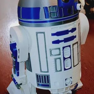 Life-size R2-D2 STL Model – Full Scale 3D Printable Droid Model Files ...