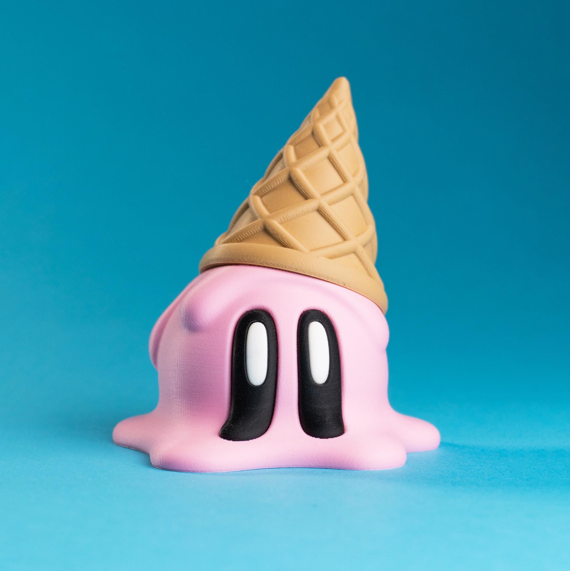 Blob Ice Cream Figure – Kawaii Collectible Desk Decor - Etsy UK