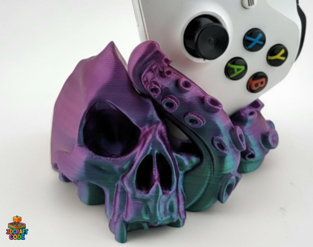 Skull & Tentacle Xbox Controller Stand | Unique Gamer Gift ...