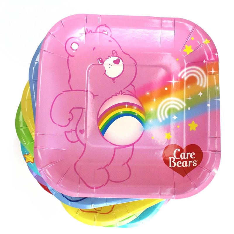 Care Bear Plate Decor - Etsy
