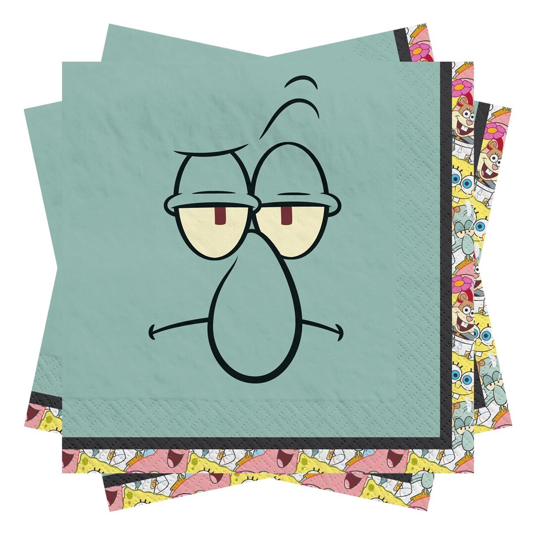 Sponge Bob Lunch Napkins 16ct - Etsy