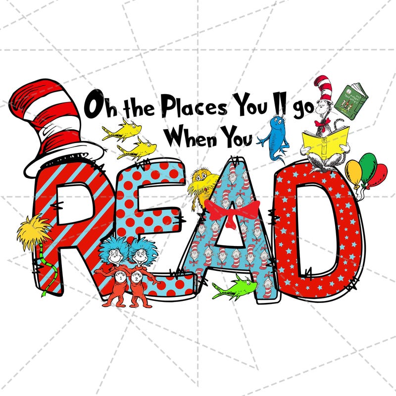 Oh the Places You'll Go Clipart - Etsy