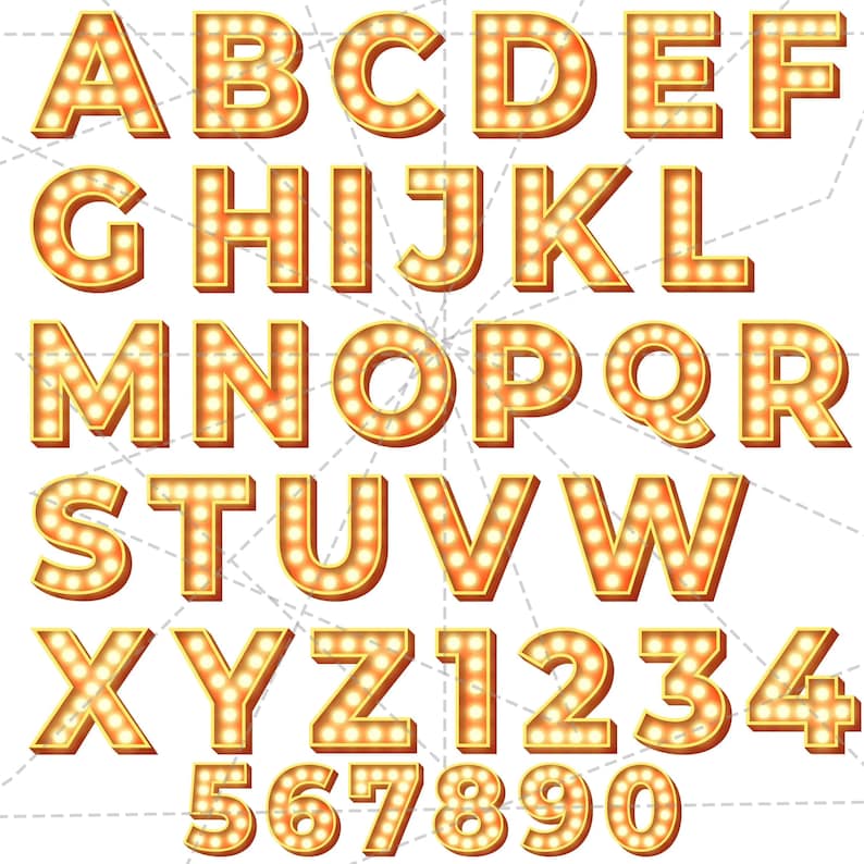 Sing 2 Alphabet Letters Clipart PNG Bundle Instant Download - Etsy