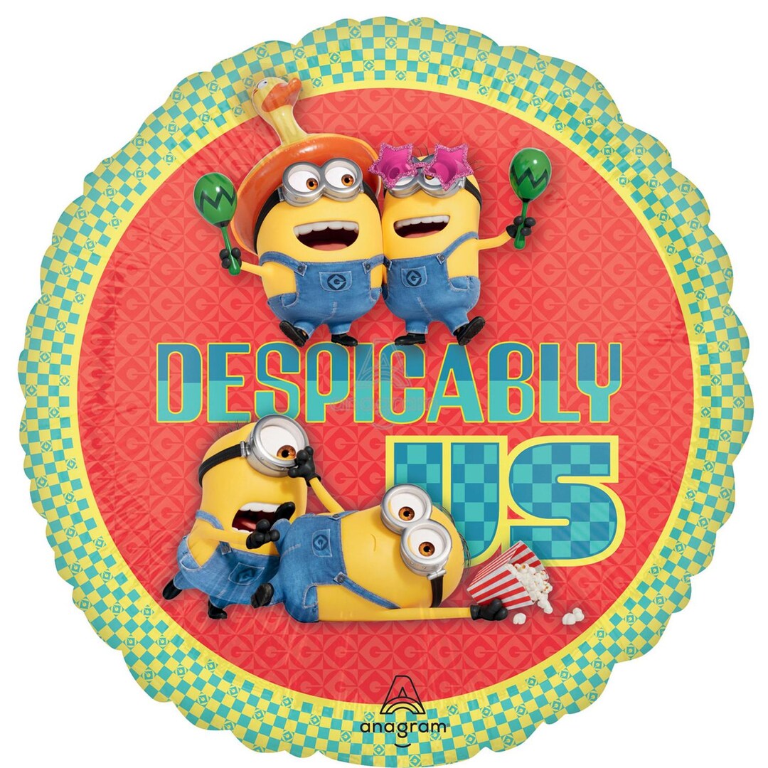 Officially Licensed Minions Despicable Me Round Foil Balloon 18" - Etsy