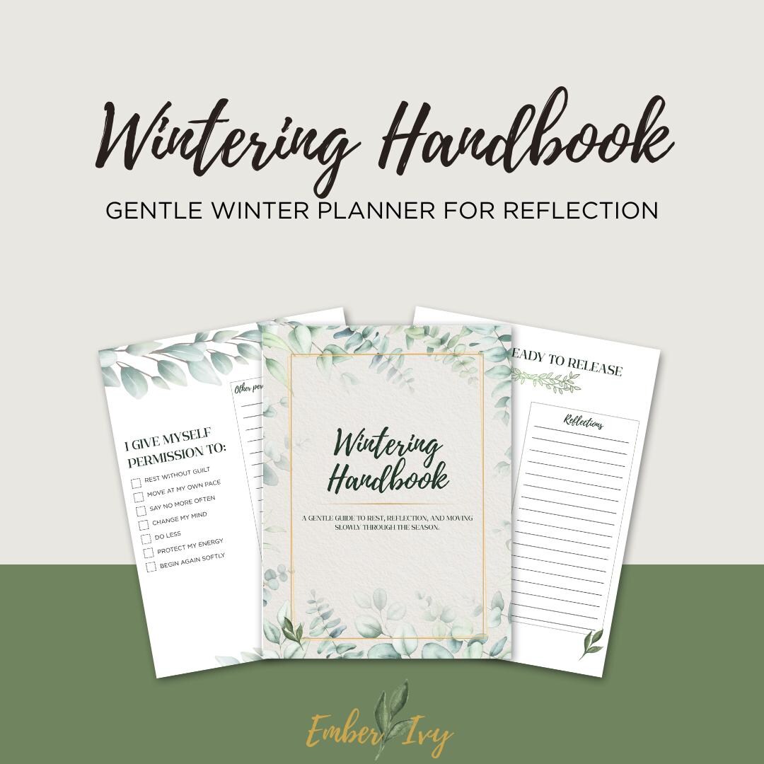 Wintering Handbook Printable | Gentle Winter Planner for Reflection ...