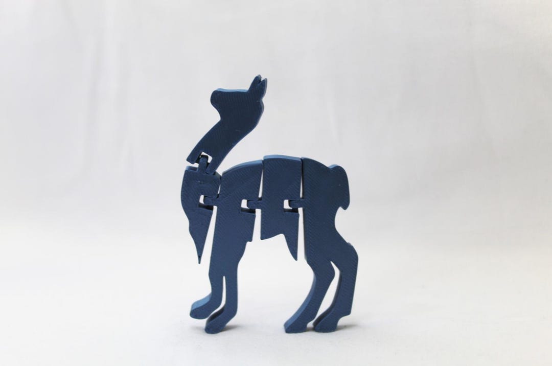 3D Printed Articulated Farm Animals – Llama, Sheep & Donkey – Flexible ...