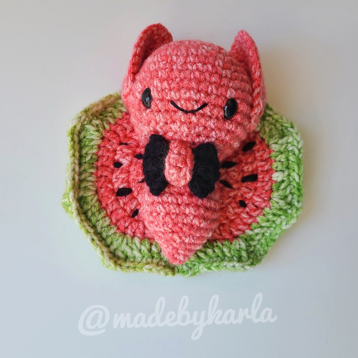 Watermelon Fruit Bat Plushy Cute Spooky Halloween Gift - Etsy