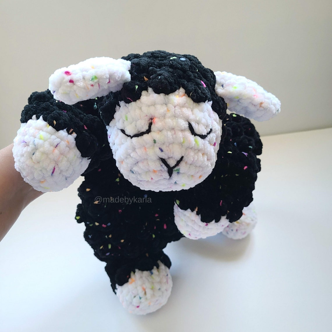 Sleepy Sheep Pajama Bag Pattern, Crochet Farm Animal Pattern, Amigurumi ...