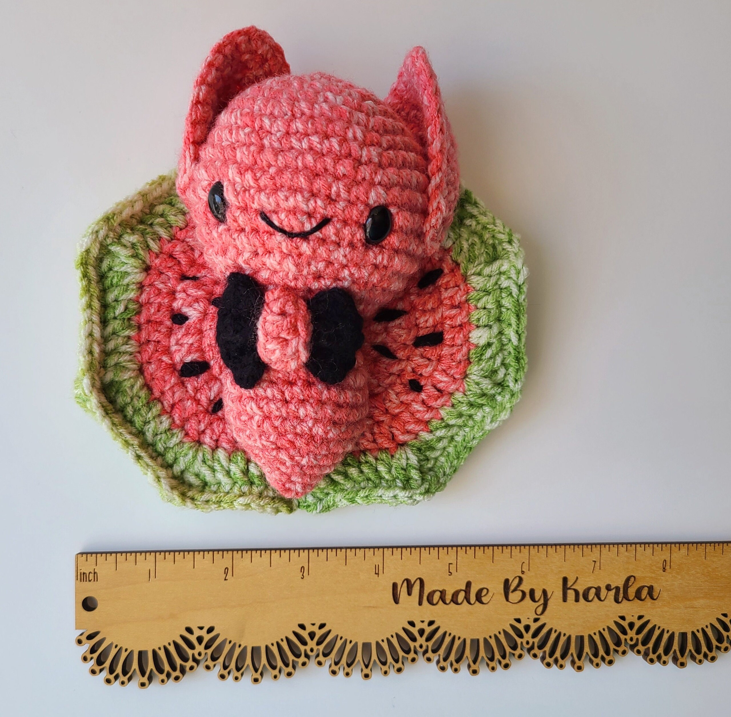Watermelon Fruit Bat Plushy Cute Spooky Halloween Gift - Etsy