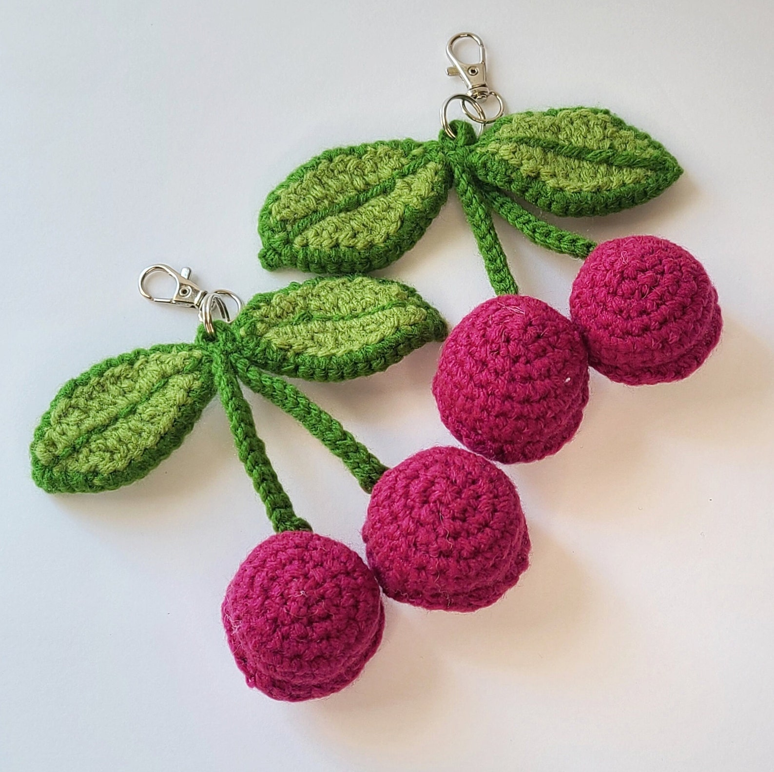 Two Key Chains, Cherry Eyes Key Chains, Eyeball Keychains, Halloween ...