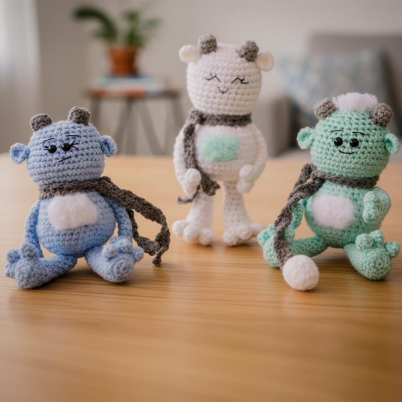Amigurumi Bigfoot Crochet Pattern PDF: Cuddly Monster Toy | Woodland ...