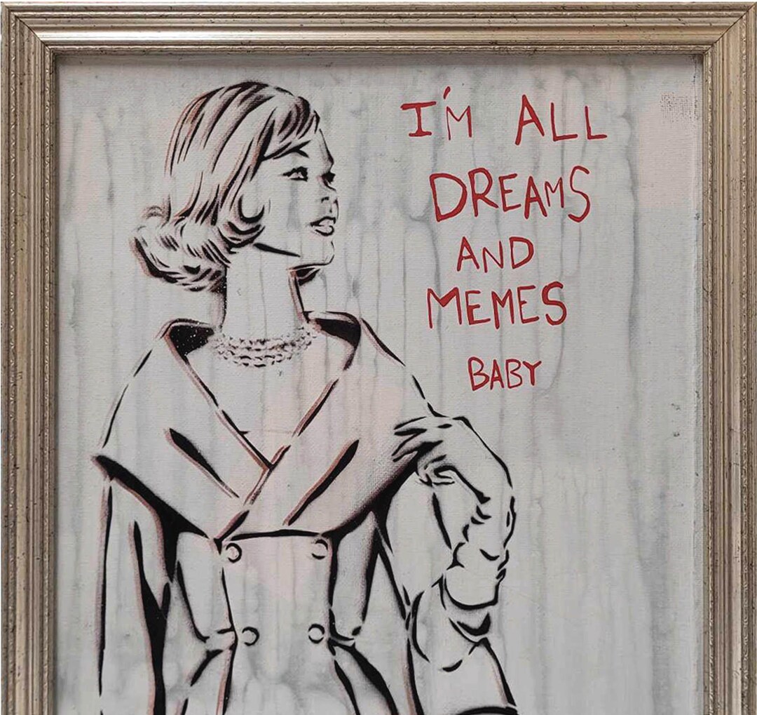 Vintage Fashion Illustration, Meme Art, Lol Humor Art, Graffiti on ...