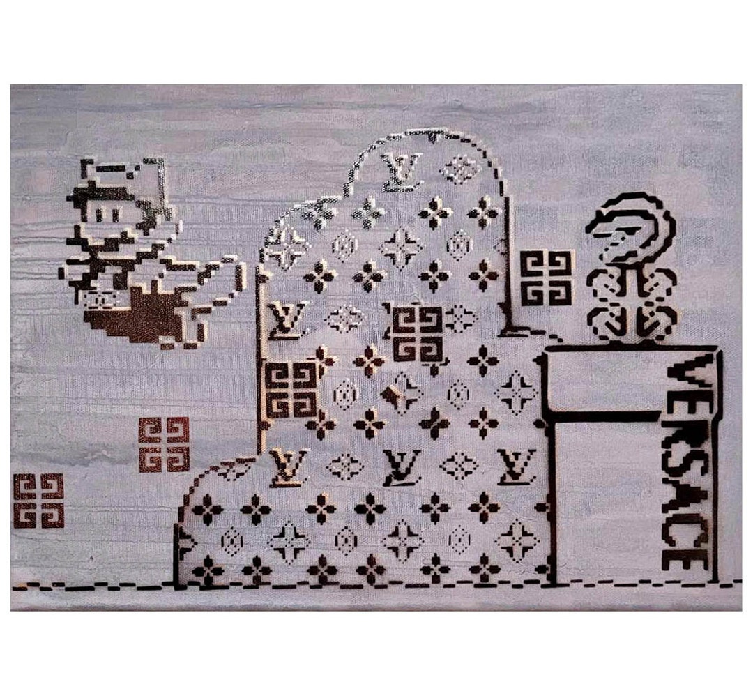 SMB3 Art, Gaymer Art, Mario Painting, Fashion Art - Etsy