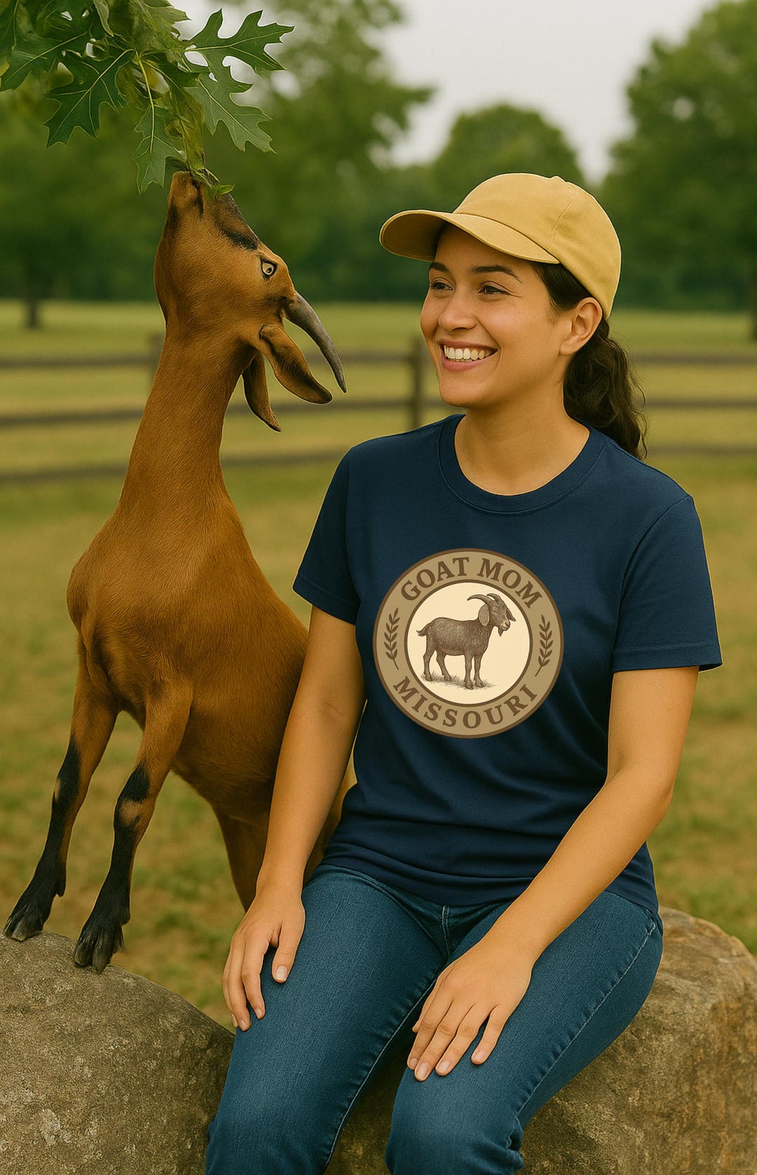Missouri Goat Mom Shirt | Comfort Colors Graphic Tee | Rustic Missouri ...
