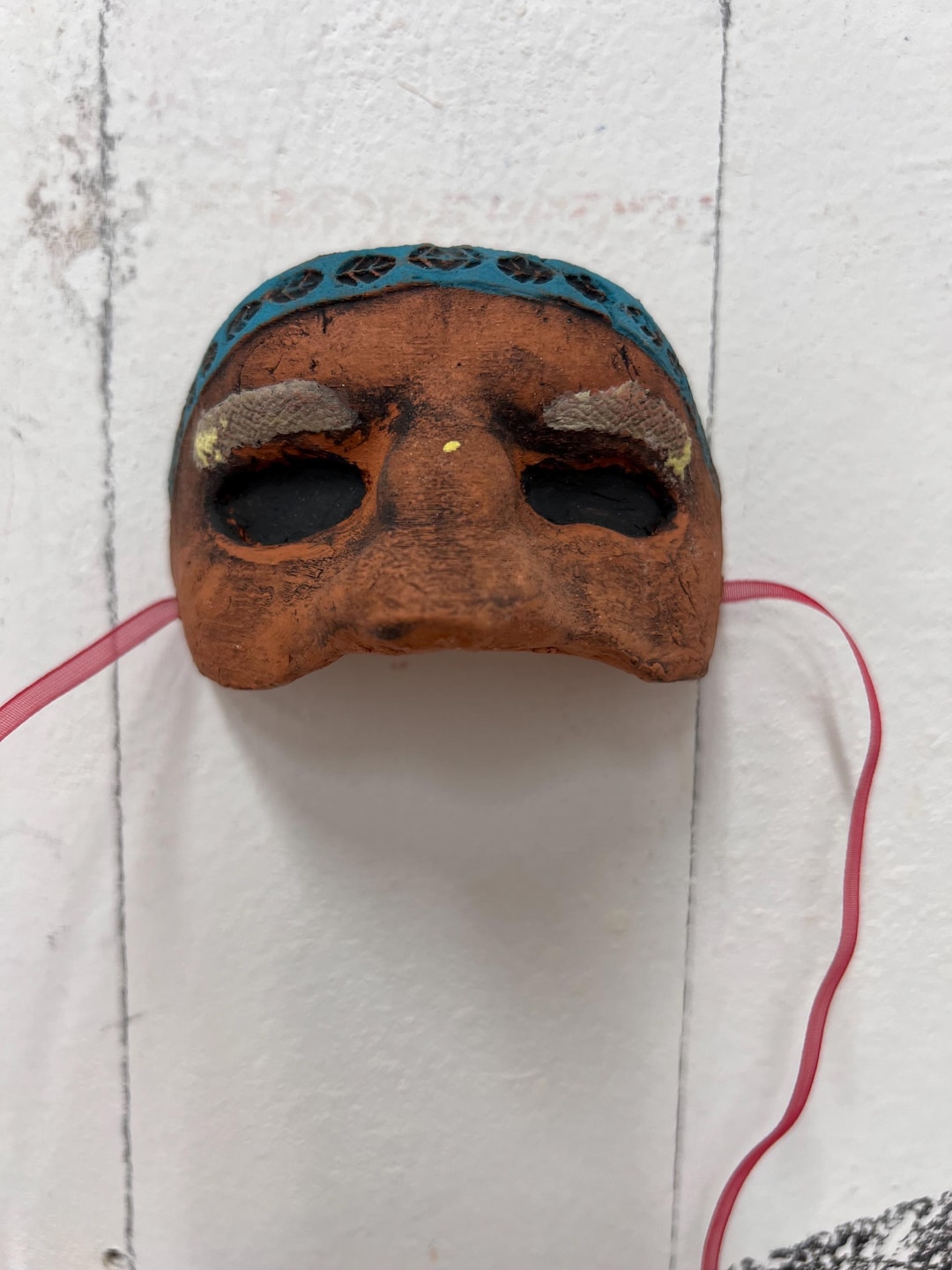 Thespis: Ceramic Mask Wall Hanging - Etsy