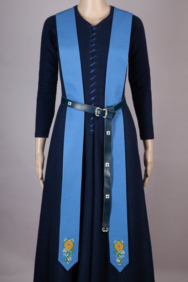 Embroidered Elvish Stole Custom LARP Priest Costume for - Etsy