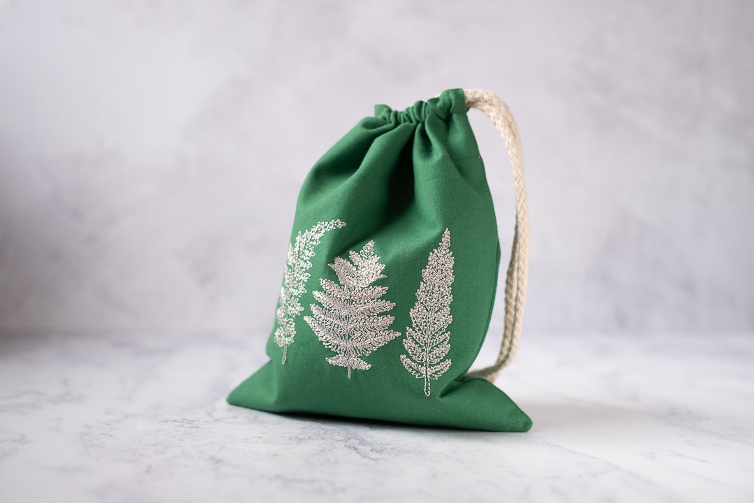 Green Witch Tarot Card Bag - Drawstring Pouch for Storage, Ideal Witchy ...