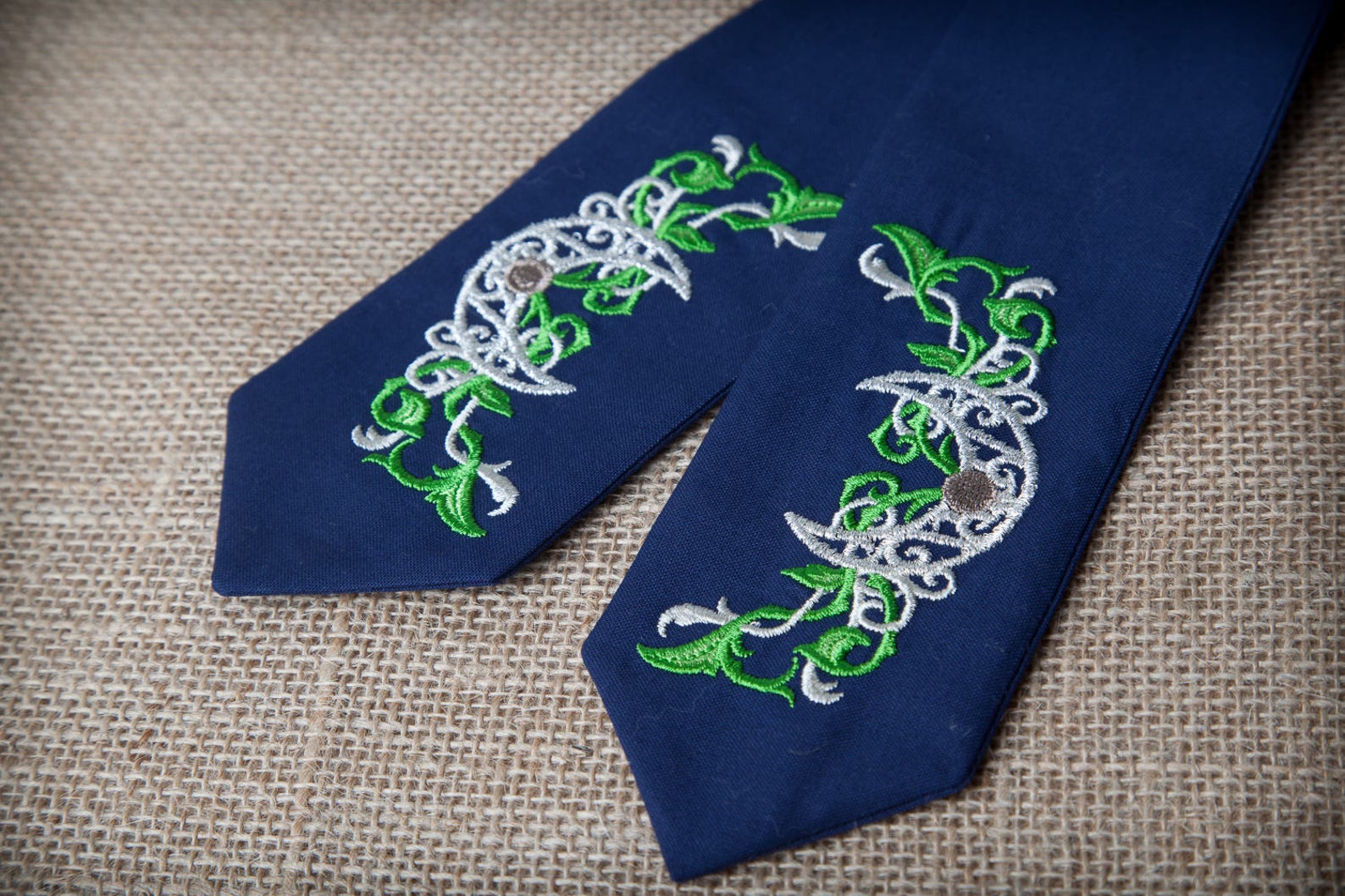 Embroidered Elvish Stole - Custom LARP Priest Costume for Roleplay or ...