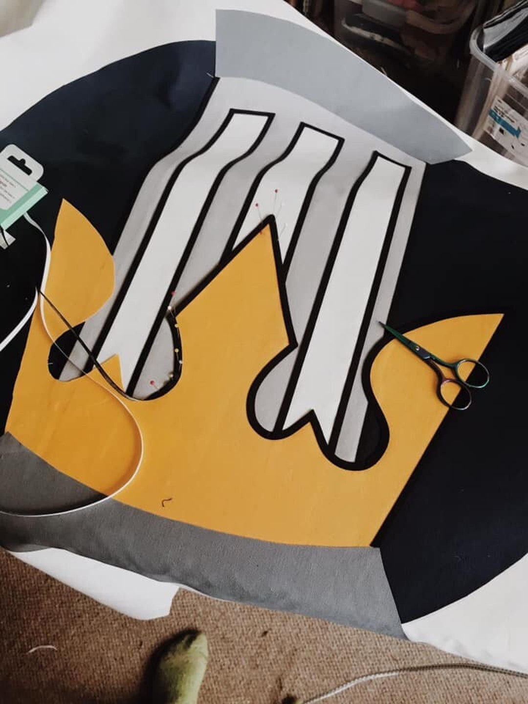 Custom APPLIQUE Heraldic Banner / Flag / Gonfalon / Vexillium for LARP ...