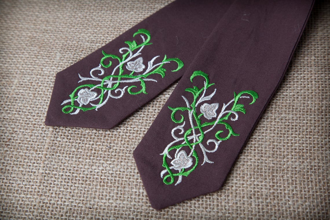 Embroidered Elvish Stole Custom LARP Priest Costume for | Etsy