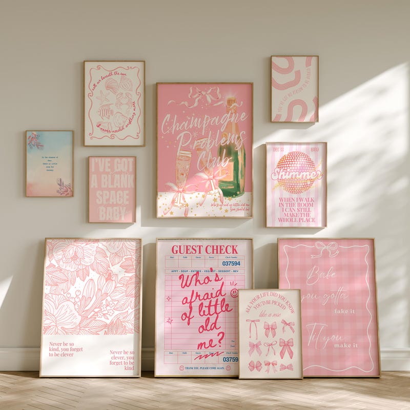 Poster Lyrics Pink - Etsy UK