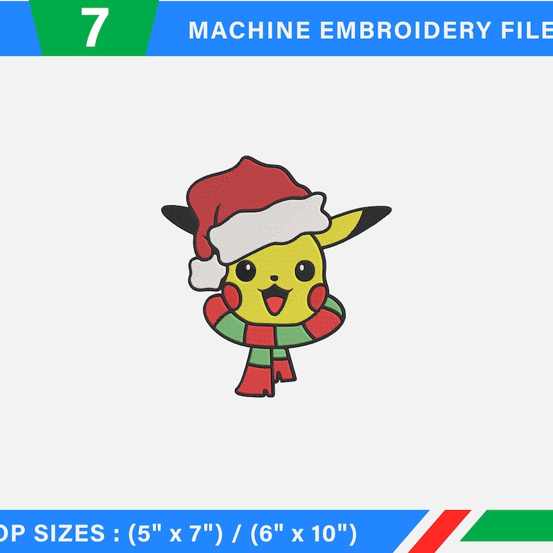 Santa Hat Pikachu - Etsy