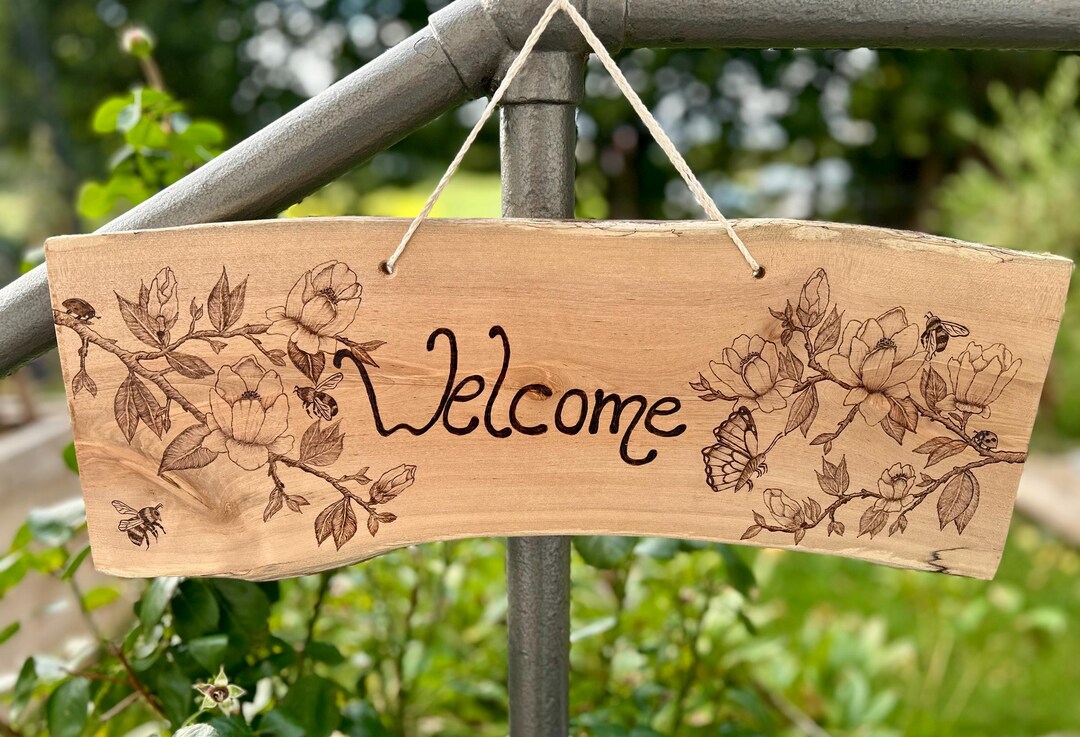 Welcome/go Away Sign - Etsy