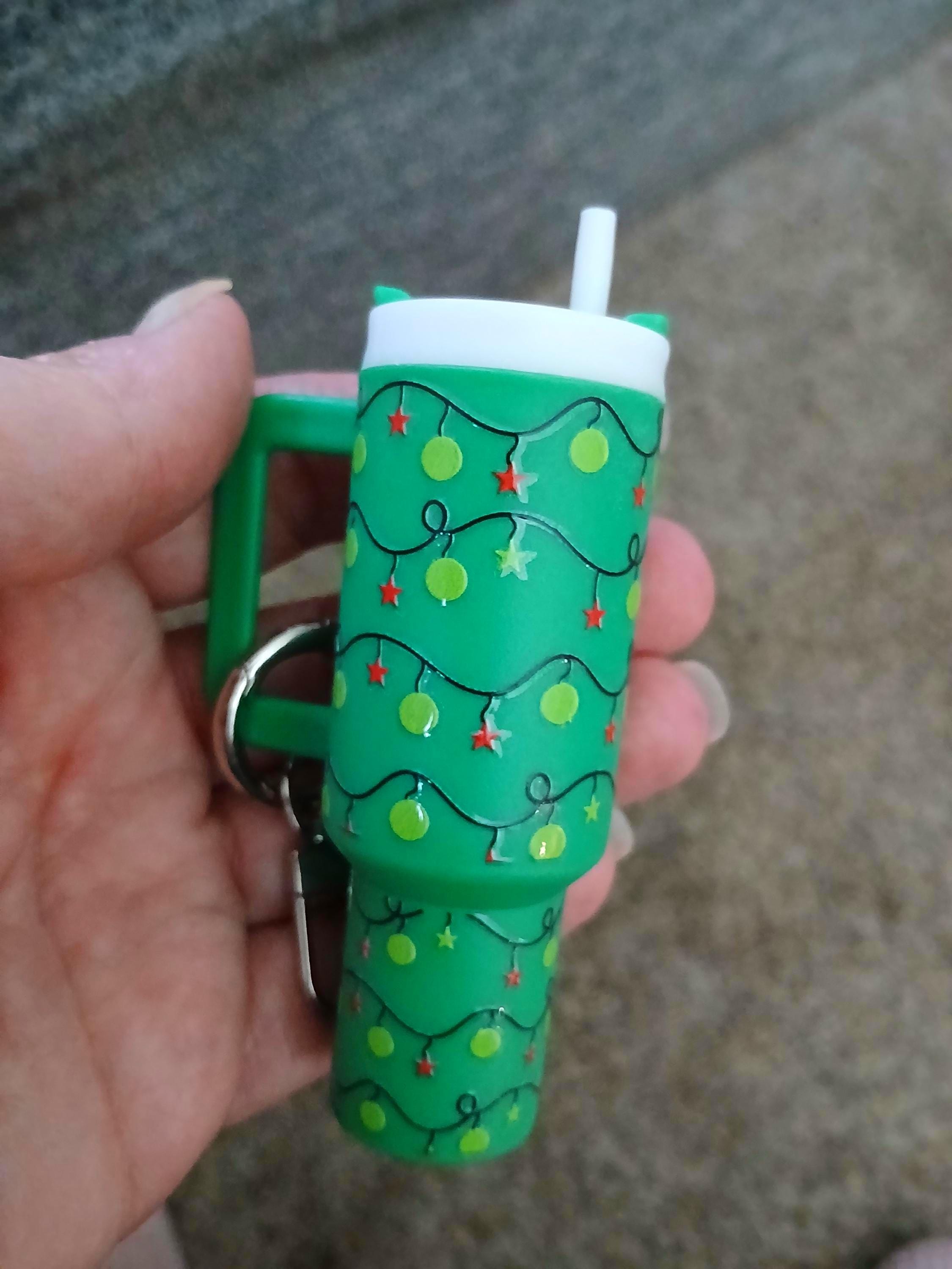 Mini Tumbler Keychain, Multicolor Cup Key Ring, Chapstick Holder, Purse ...