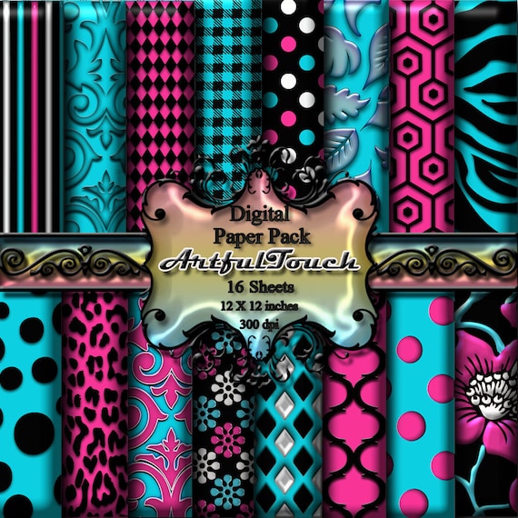 Paper Materials Printing & Printmaking Printable Digital Paper Digital ...