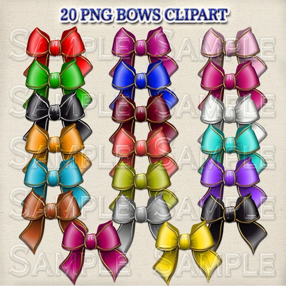 Craft Supplies & Tools Collage Materials 20 Ribbon Clipart Scrapbook ...