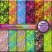 Digital Paper Rainbow Digital Paper Pack Bright Colors Circles Digital ...