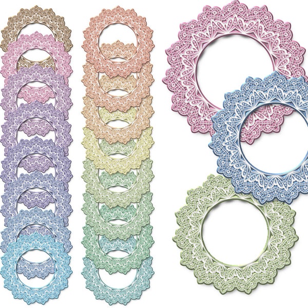 Digital Lace Frame - Etsy