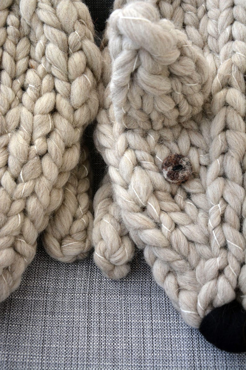 Long Fox Blanket, Fox Rug, Wool Blanket, Wool Rug, Animal Blanket ...