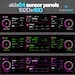 AIDA64 Sensor Panel | Neon Matrix 1920x480, Cyberpunk UI (digital ...