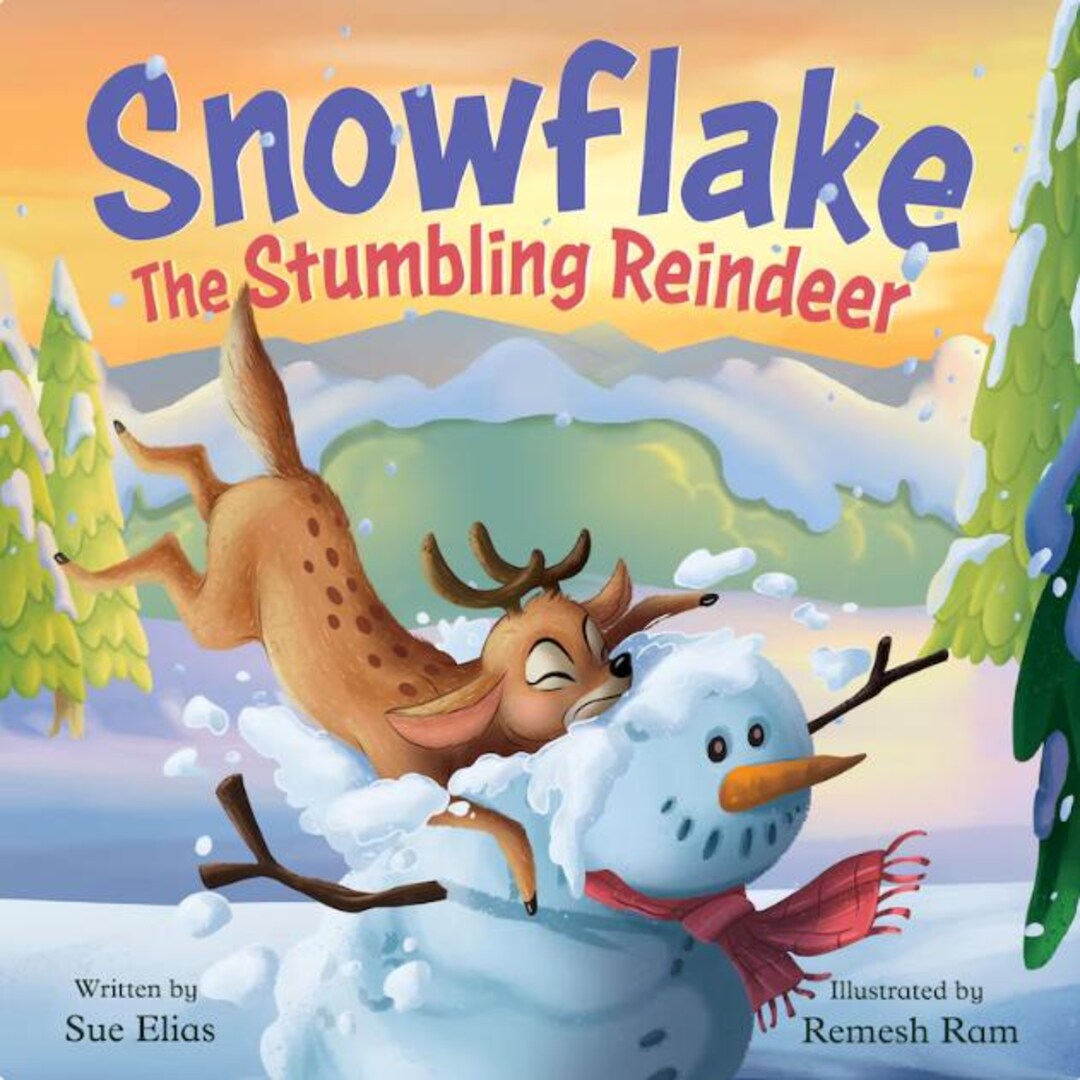 Snowflake the Stumbling Reindeer, Kids Christmas Flip Story Book (PDF ...