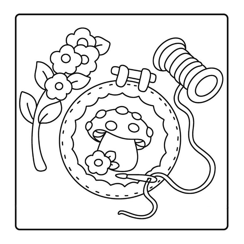 Cute Cozy Bold Easy Coloring Book, Simple Outlines, Kawaii Pages ...