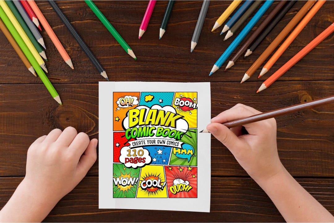 Printable Blank Comic Book PDF Templates, Variety of Panel Layouts ...