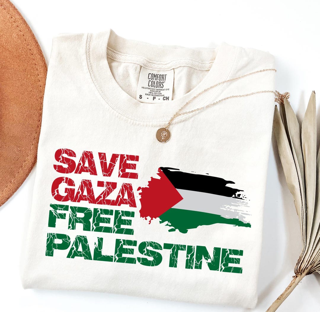 Comfort Colors Palestine Shirt, Save Gaza Free Palestine T-shirt - Etsy