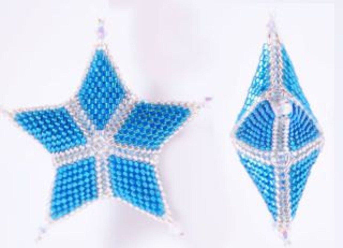 Star Ornament Tutorial With 3 Diamond Patterns - Etsy